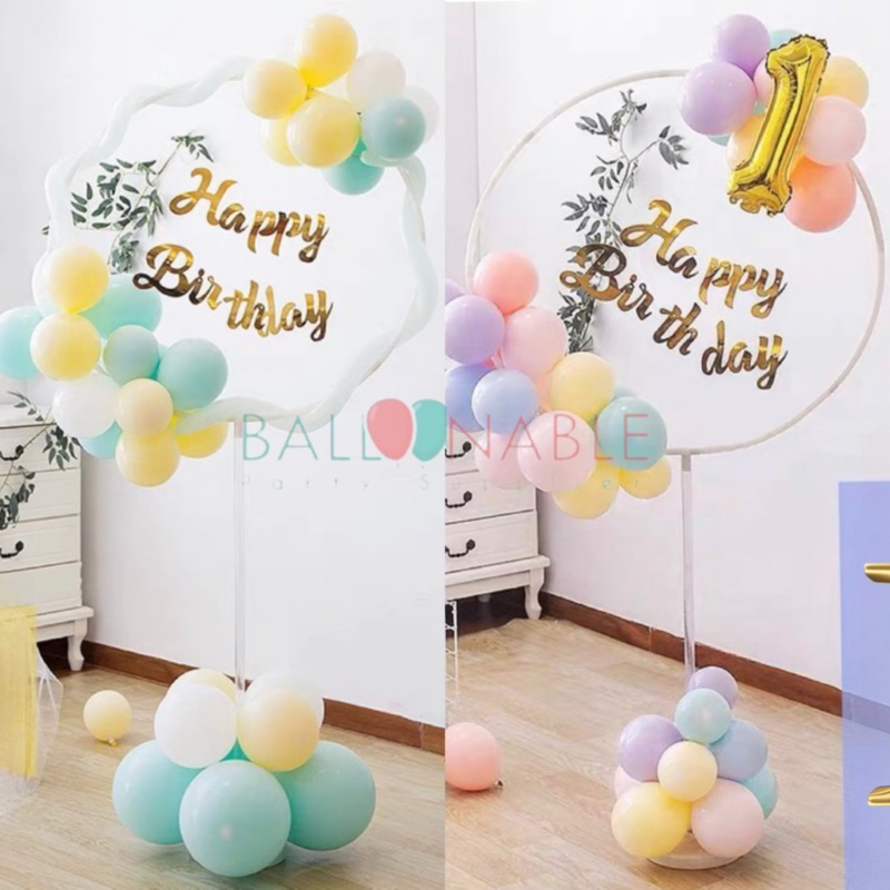 Jual Paket Dekorasi Standing Balon Bulat (PD137) | Shopee Indonesia