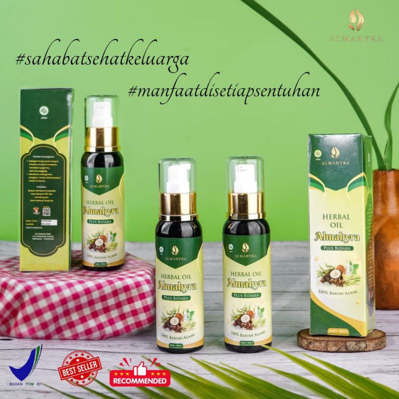 Jual HERBAL OIL ALMAHYRA PLUS BIDARA / MINYAK URUT SERBAGUNA 100 ML | Shopee Indonesia
