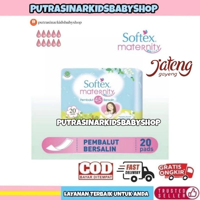 Jual [PUTRASINARKIDS] SOFTEX MATERNITY 20 PADS PEMBALUT BERSALIN NIFAS ...