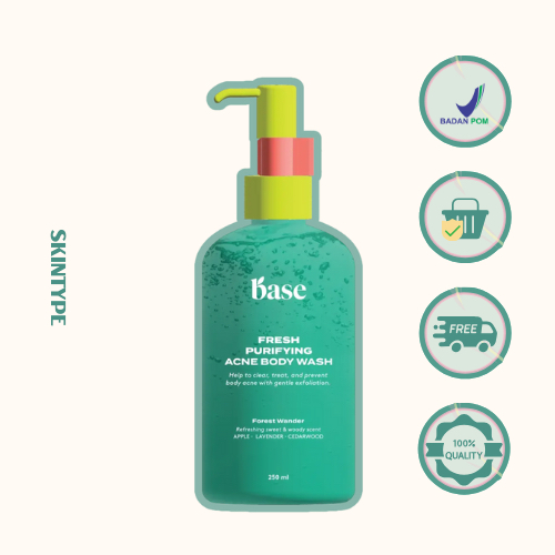 Jual [READY] BASE Fresh Purifying Acne Body Wash - Sabun Mandi ...