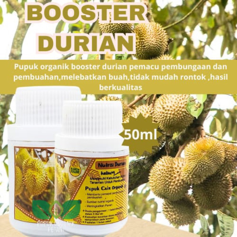 Jual Pupuk organik pelebat durian cair booster pemacu pertumbuhan bunga dan buah agar tumbuh ...