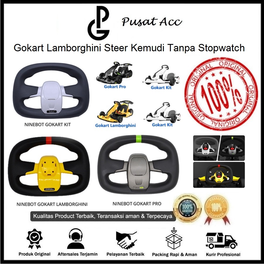 Jual Segway Ninebot Gokart / PRO / Lamborghini Steer Kemudi Tanpa ...