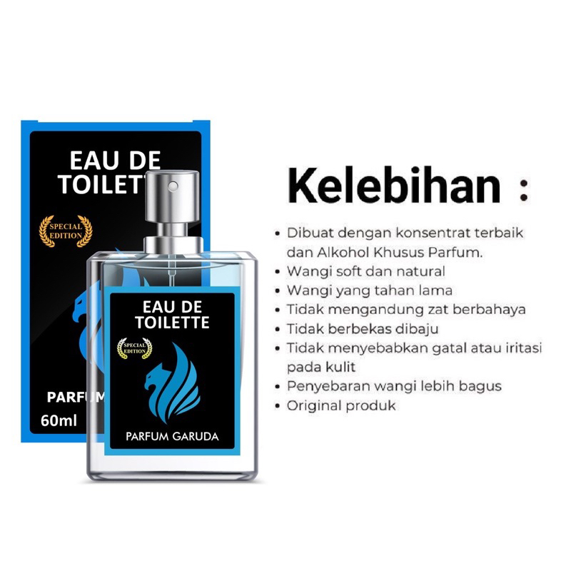 Jual PARFUM GARUDA GARUDA INDONESIA 60 ml parfum Eau de garuda wangi ...