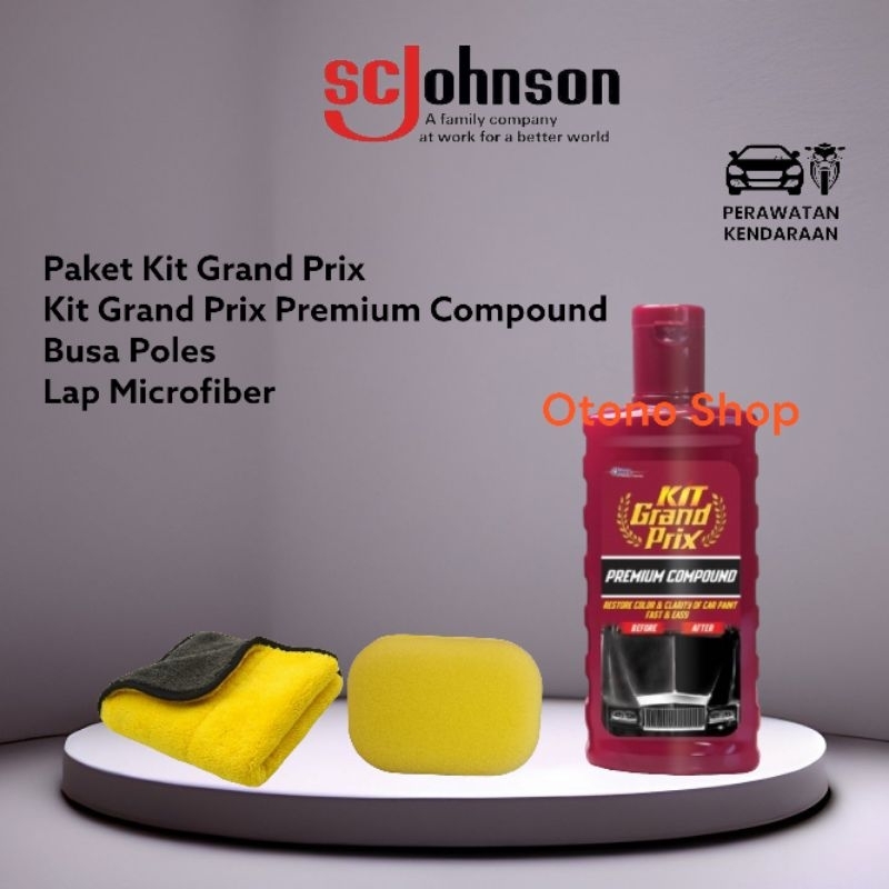 Jual Kit Grand Prix Premium Compound 275 ml Kompon Penghilang Baret Cat ...