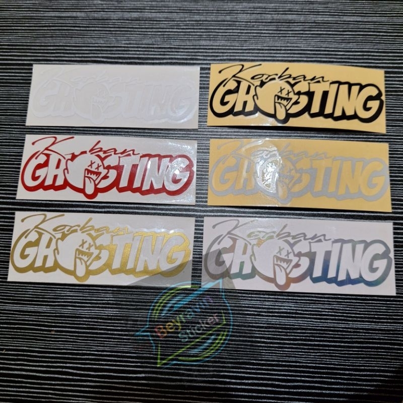 Jual STICKER KORBAN GHOSTING CUTTING | Shopee Indonesia