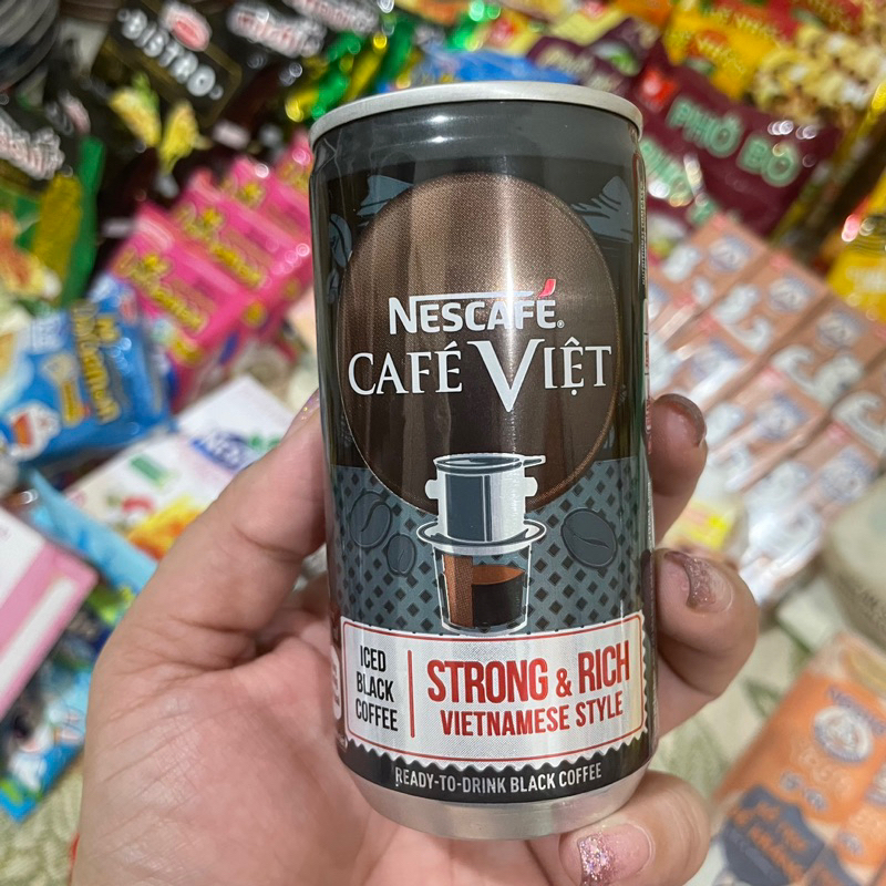 Jual NESCAFE Cafe Viet Iced Black Coffee Ready To Drink 170ml | Shopee ...