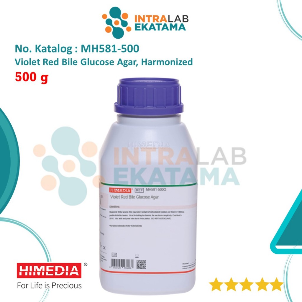 Jual MH581-500G Violet Red Bile Glucose Agar, Harmonized | Shopee Indonesia