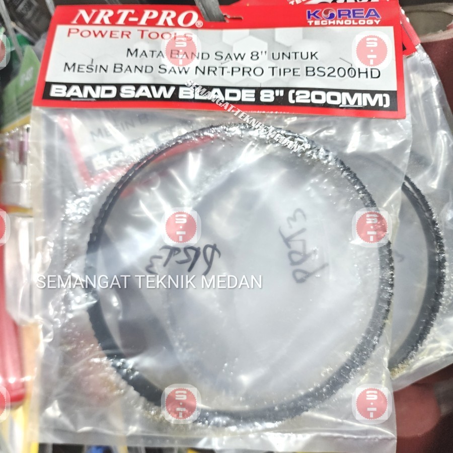 Jual 10mm MATA REFILL PISAU BANDSAW BAND SAW 8" 8 " 1,43M RBS8 RYU NRT ...