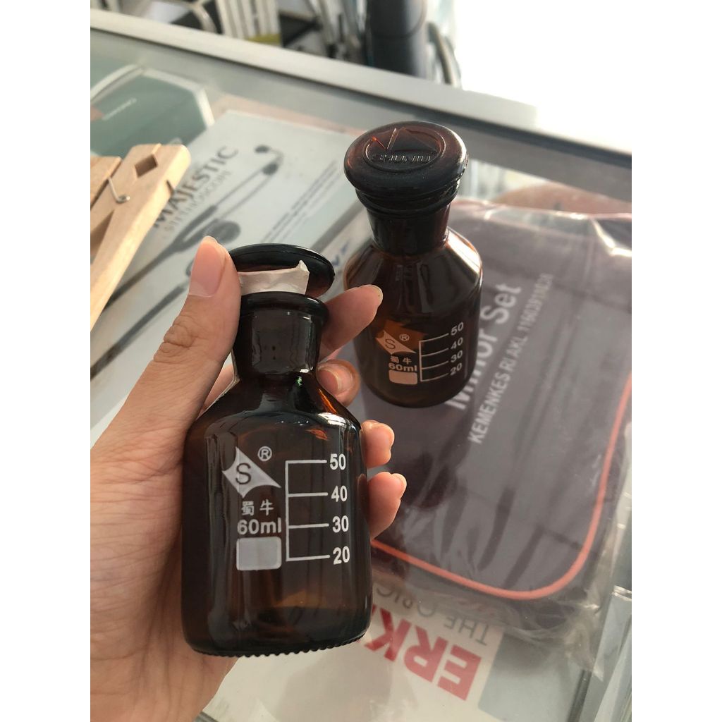 Jual Botol Reagen Kaca Amber / Botol Larutan Cairan Bahan Kimia 60 mL ... Jual Botol Reagen Kaca Amber / Botol Larutan Cairan Bahan Kimia 60 mL ...