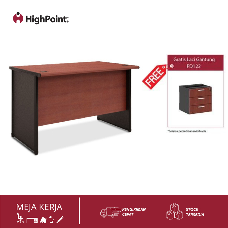 Jual HighPoint One Meja Kantor Mahogany OD02 [Free Laci Gantung ...