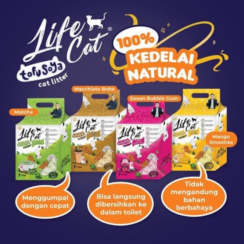 Jual Pasir Tofu Soya Life Cat 7L | Shopee Indonesia