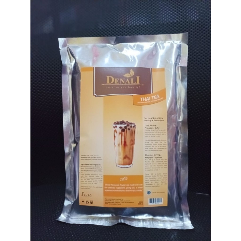 Jual Denali Frappe Powder Thai Tea 800 gr Bubuk Perasa untuk Minuman ...