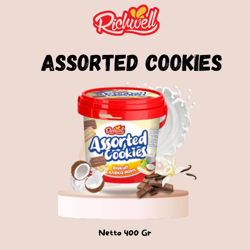Jual RICHWELL COOKIES CRUNCHY 400G ALL VARIANT RASA CHOCOLATE | MILK ...