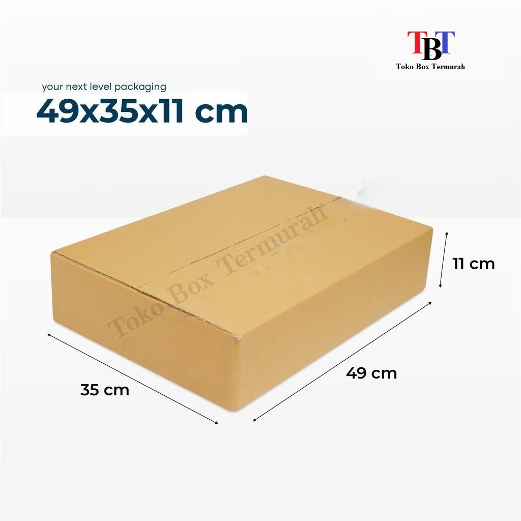 Jual Box 49X35X11 cm (Bucket Volume 3 kg) Box/Kardus/Karton/Bucket ...