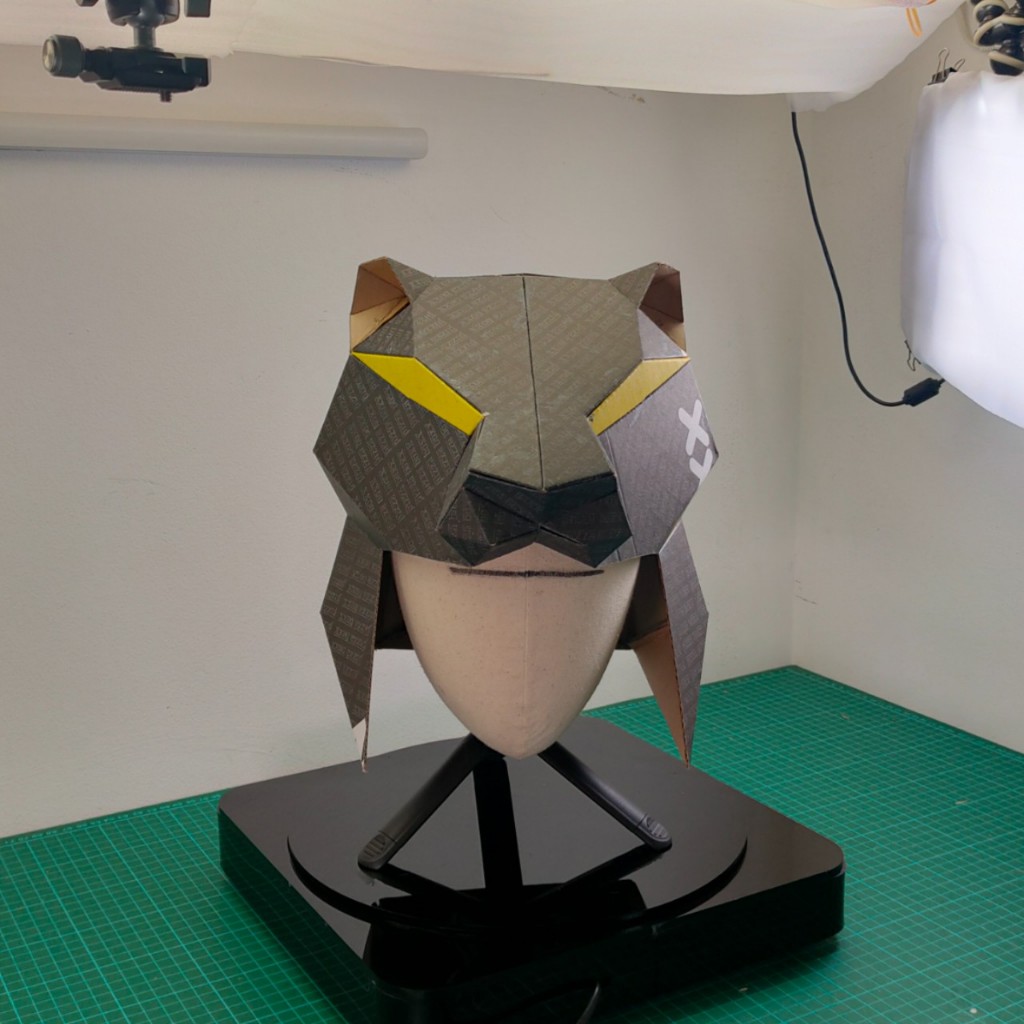 Jual Pola Kerajinan Kardus no.956: Helm Topeng Harimau | Shopee Indonesia