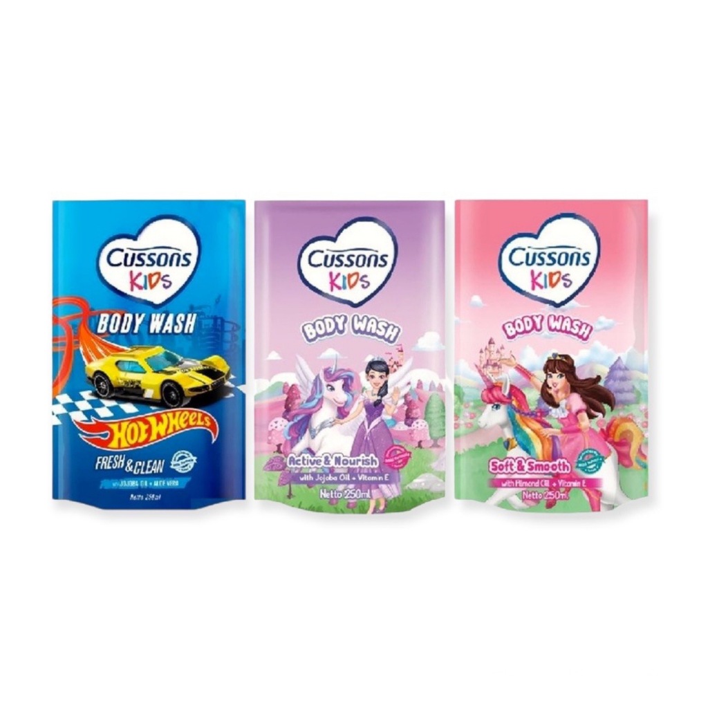 Jual CUSSONS KIDS BODY WASH REFILL 250ML | Shopee Indonesia