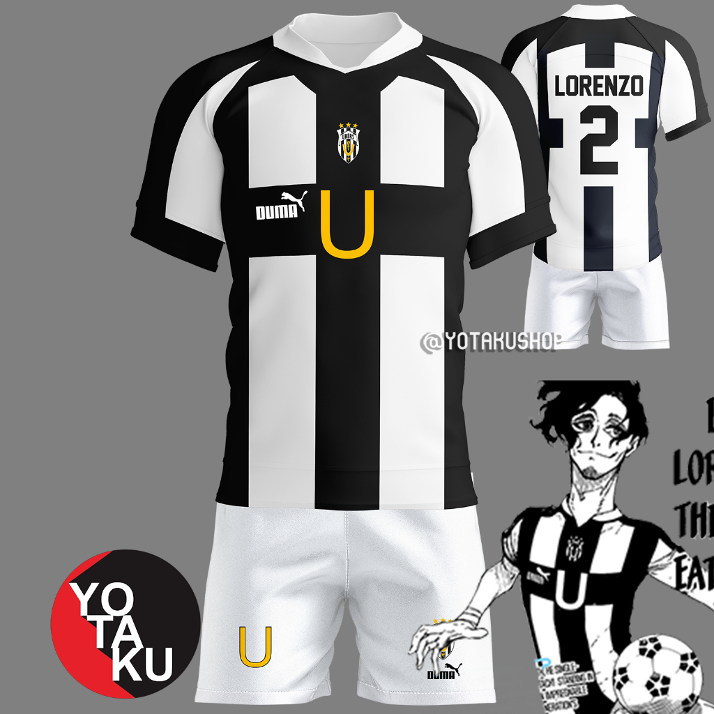Jual Jersey Anime Cosplay Blue Lock UBERS Don Lorenzo Full Set YOTACOS ...