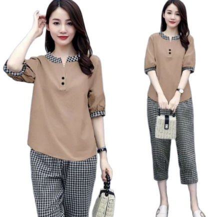 Jual Setelan Nadin Pakaian One set Wanita Model Terbaru Kekinian ...