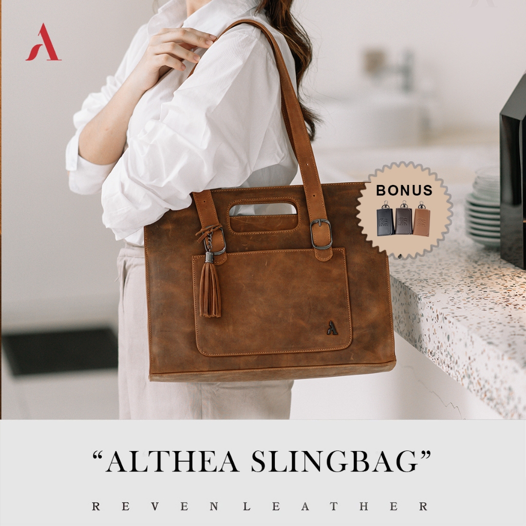 Jual Totebag Wanita Kulit Asli tas Bahu Alona Althea Bag Totebag ...