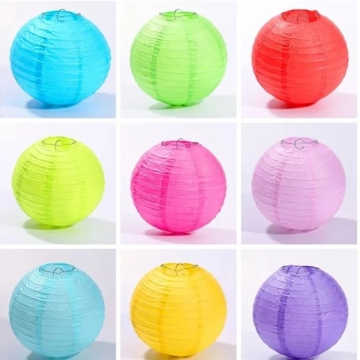 Jual Lampion Gantung Warna Warni 30 CM / Lampion Imlek / Lampion Sarang ...