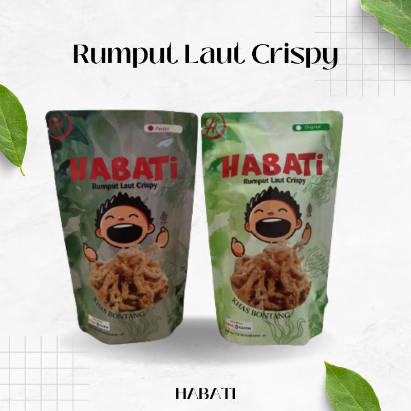 Jual [BISA COD] HABATI RUMPUT LAUT CRISPY OLEH OLEH KHAS KALIMANTAN ...
