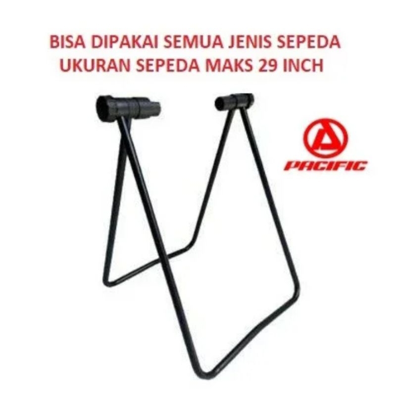 Jual standar pedok sepeda standar display jagang lipat segitiga rak ...