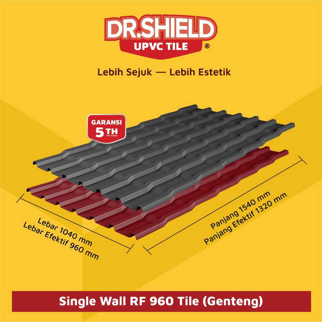 Jual Single wall RF 960 Tile (genteng) | Shopee Indonesia