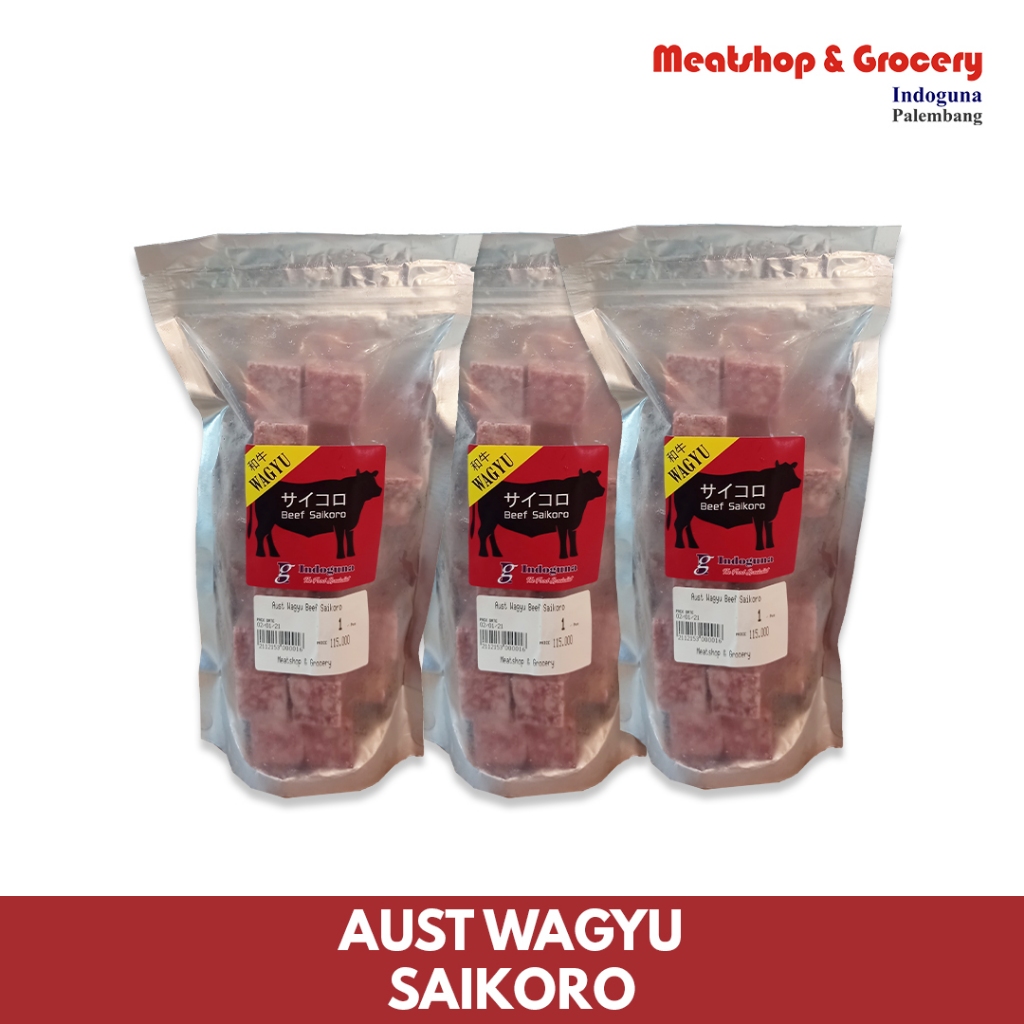 Jual Aust Wagyu Beef Saikoro 500Gram | Daging Wagyu Saikoro | Daging ...