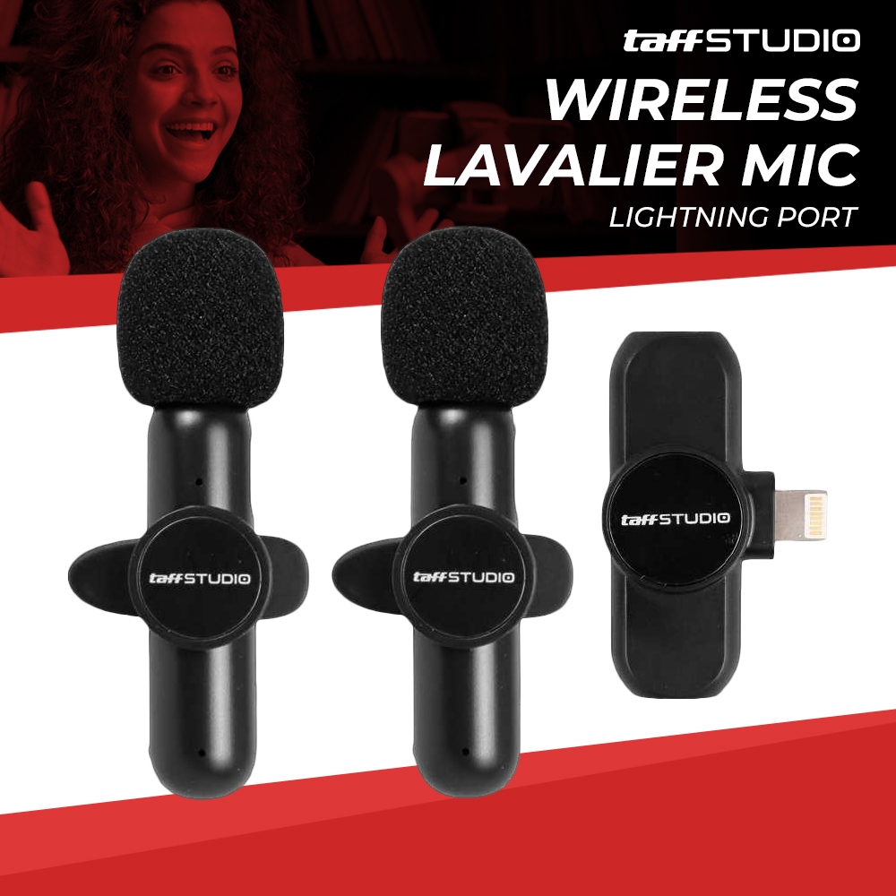 Jual Mic Clip On Mikrofon Wireless Lavalier Portable Microphone Kancing ...