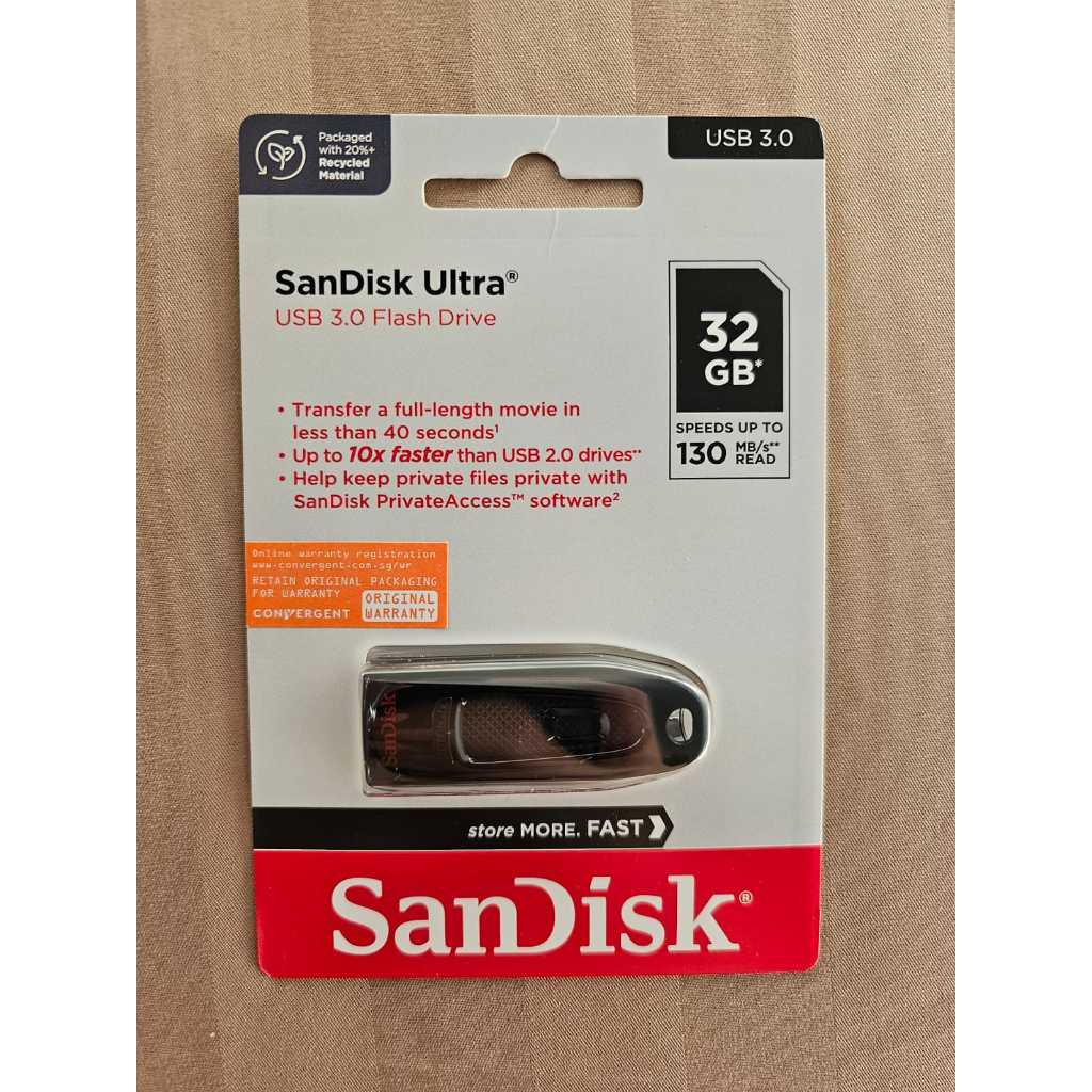 Jual SANDISK ULTRA USB3.0 FLASH DRIVE 32GB | Shopee Indonesia