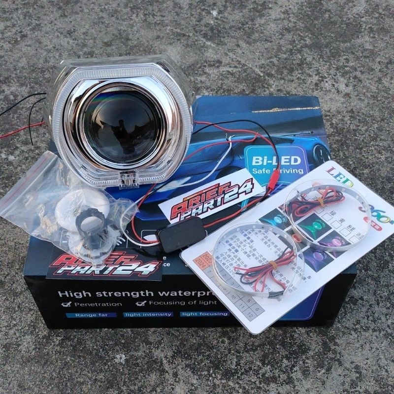 Jual lampu billed biled wst 2.5inch led set shround set tinggal pasang ...
