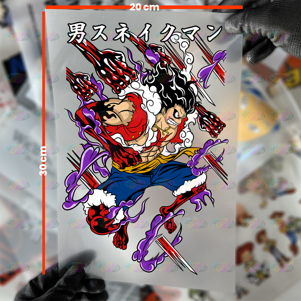 Jual Sablon Setrika Sablon DTF A4 Anime One Piece V1 | Shopee Indonesia