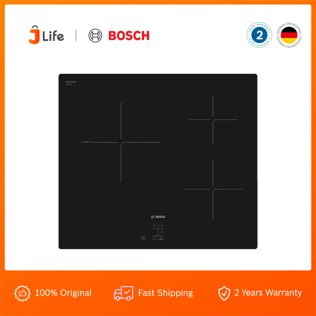 Jual Jlife - Bosch PUC61KAA5E Induction Hob / Kompor Induksi Hitam ...