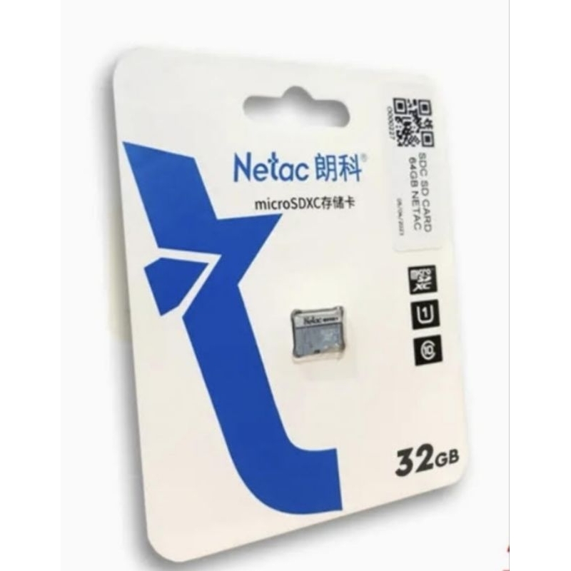 Jual MICRO SD NETAC 32GB/64GB/128GB MEMORI CARD CLASS 10 ORIGINAL ...