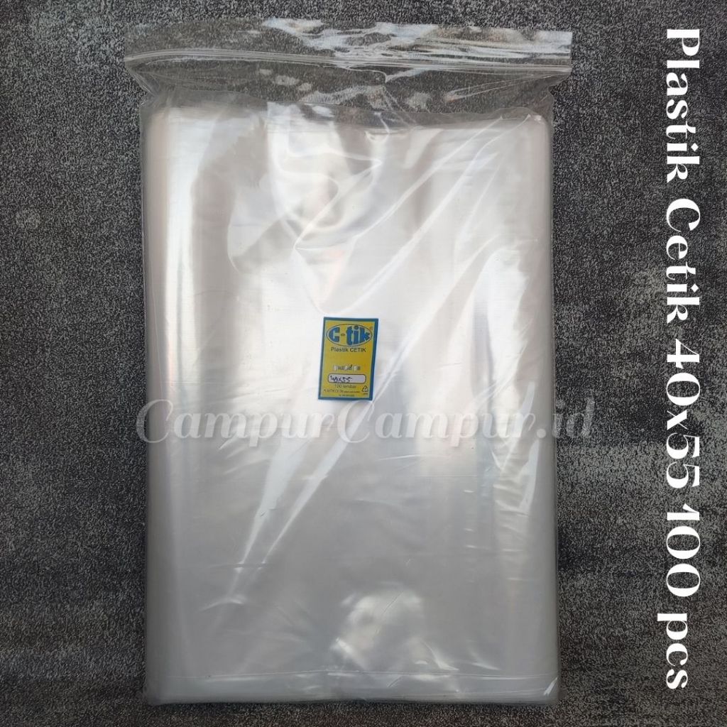 Jual Plastik Ziplock Bening 40x55 Plastik Packing Baju Sepatu Plastik ...