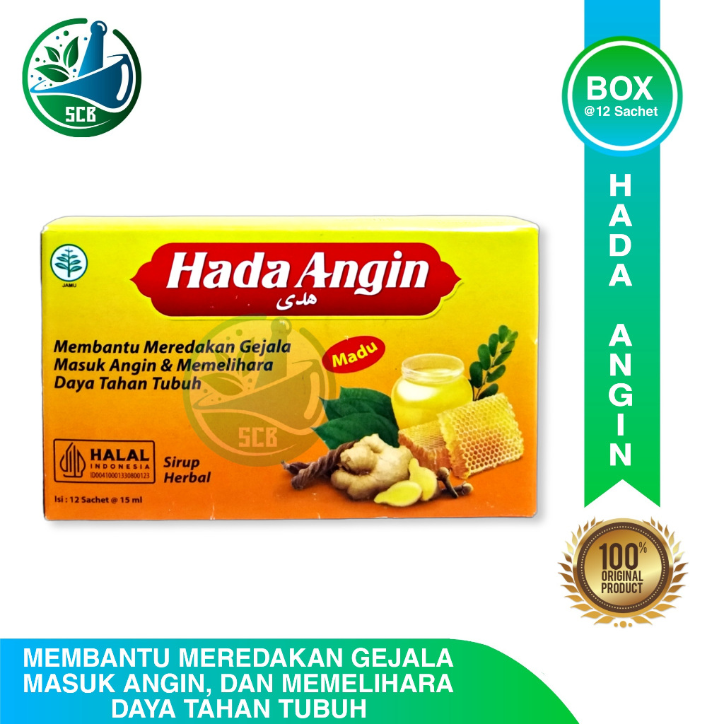 Jual Hada Angin per Box 12 Sachet - Sirup Herbal Masuk Angin | Shopee ...