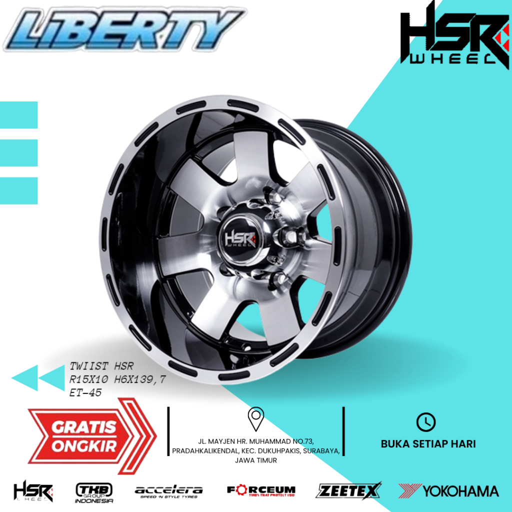 Jual Velg HSR Ring 15 Mobil Offroad ,Katana,Talft,Escudo - Gratis ...
