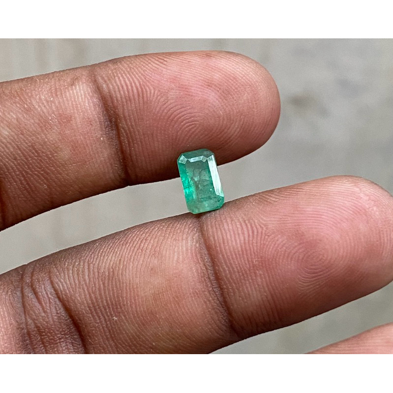 Jual Batu Zamrud Colombia Natural Zambian Emerald Jamrud Dim 9x5x3.5 ...