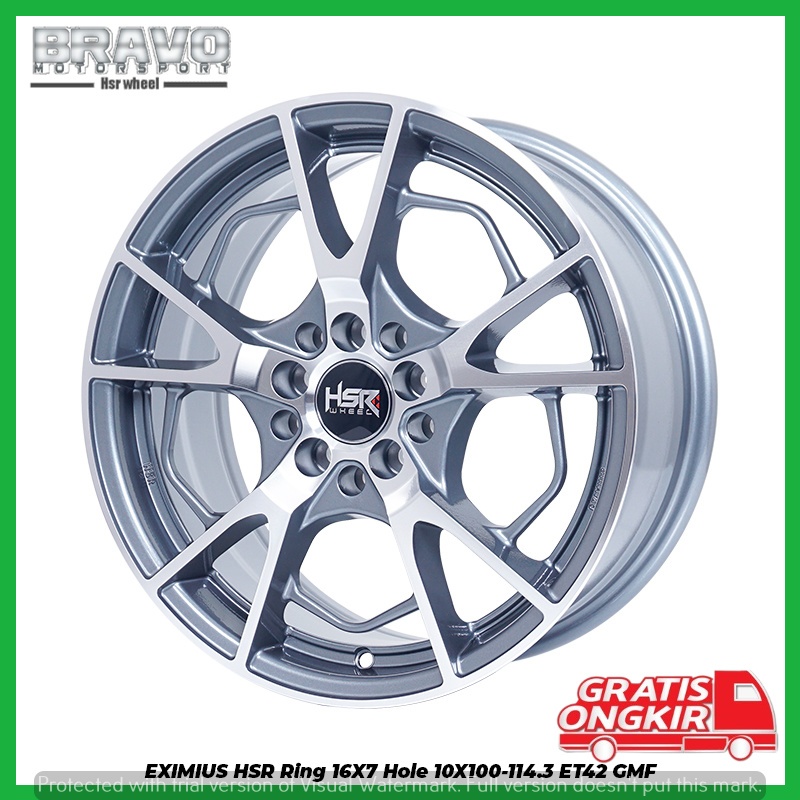 Jual VELG HSR EXIMIUS R16 LEBAR 7 UNTUK MOBIL ERTIGA SIENTA ALTIS RAIZE RING 16 PELEK MURAH ...