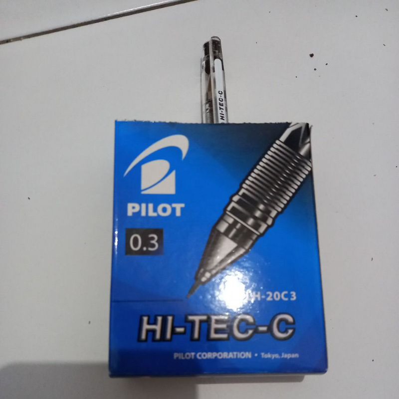 Jual pulpen hitec c 0.3 pilot ( 1 biji ) husus hitam ,biru tua | Shopee ...