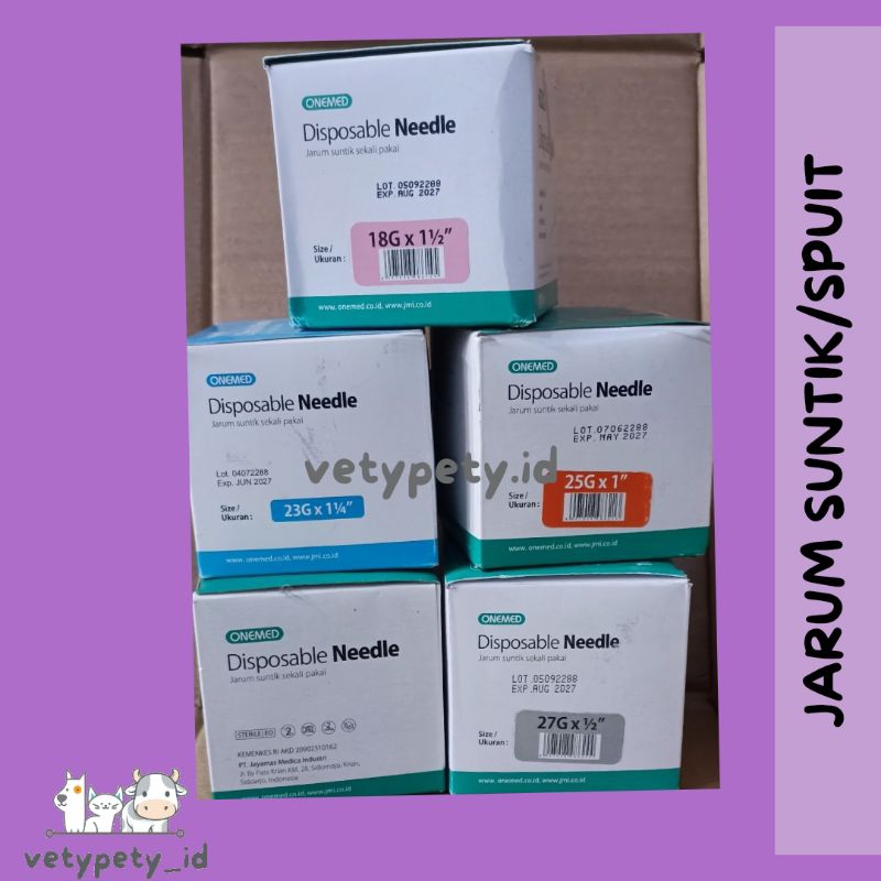 Jual NEEDLE 18,23,24,25,27G 1 BIJI KHUSUS TENAGA MEDIS | Shopee Indonesia