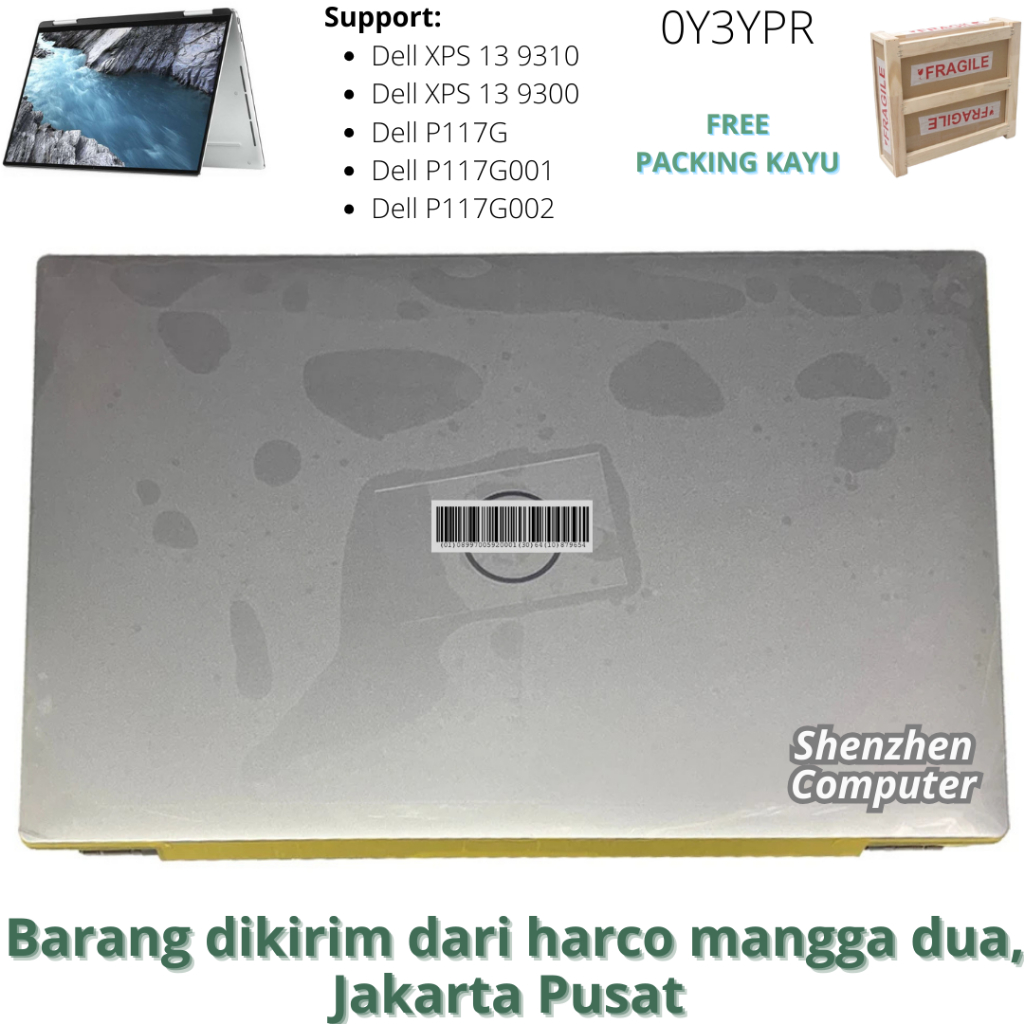 Jual Layar LCD Sentuh Dell XPS 13 9310 9300 P117G P117G001 P117G002 ...