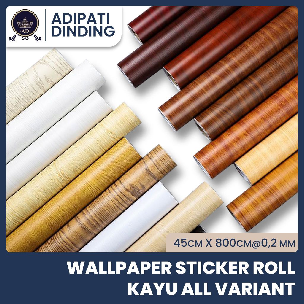 Jual Adipati Official Store - Wallpaper Motif Kayu All Variant Ukuran ...
