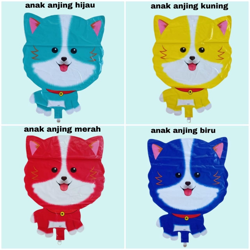 Jual 1pack BALON ANAK ANJING (BALON GAS/FOIL/TERBANG/KARAKTER ...