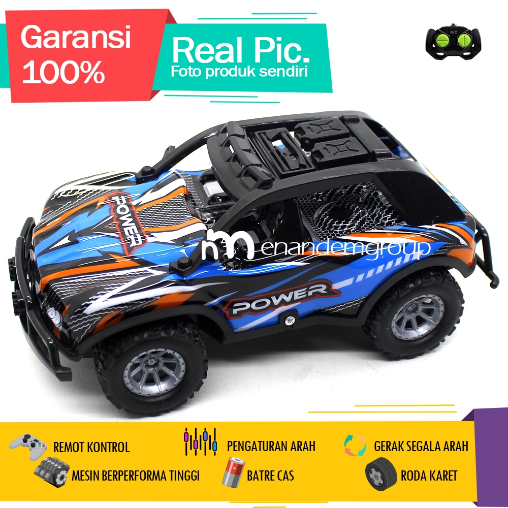 Jual Mainan Mobil Remot Kontrol Rc Jeep Balap Open Top Speed Way Rally ...