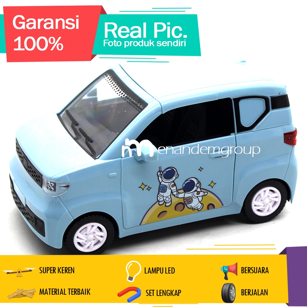 Jual Mainan Anak Mobil Mobilan Mobil Listrik Wuling Berjalan Bersuara ...