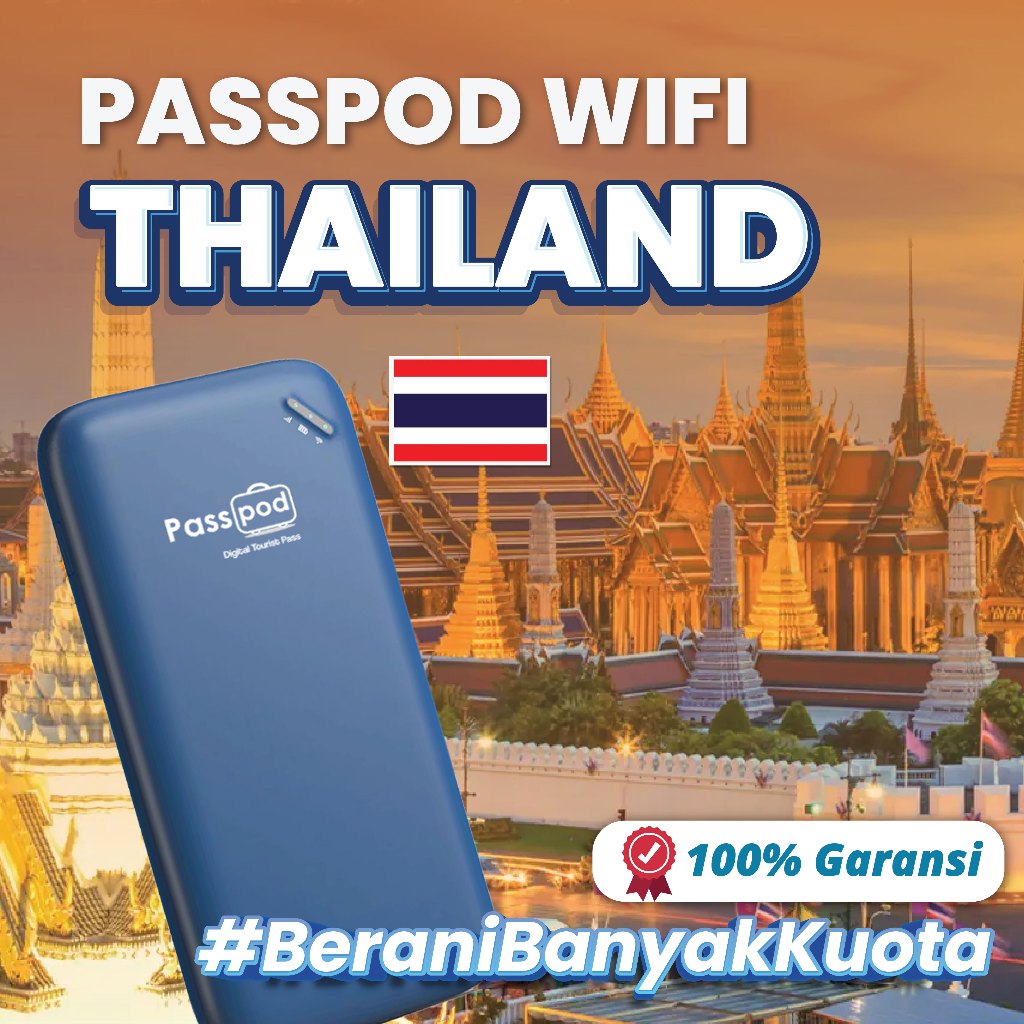 Jual PASSPOD Modem Travel Thailand Unlimited | Shopee Indonesia
