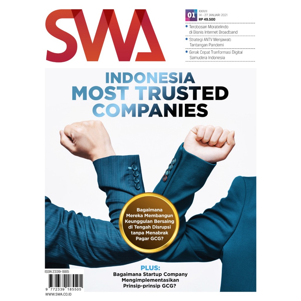 Jual majalah SWA edisi 01/2021 Indonesia Most Trusted Companies | Shopee Indonesia