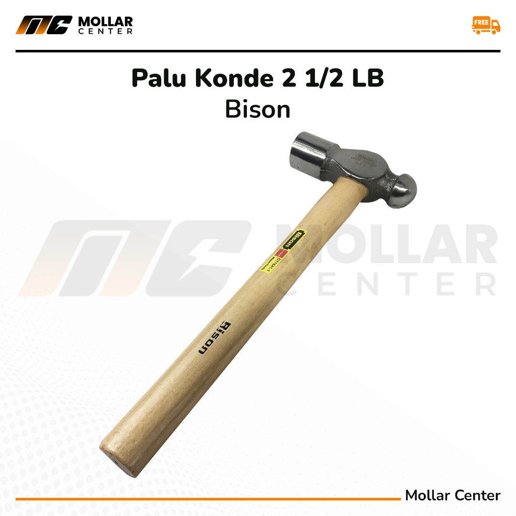 Jual Palu konde 2.5 LB Gagang Kayu BISON Palu Besar | Shopee Indonesia