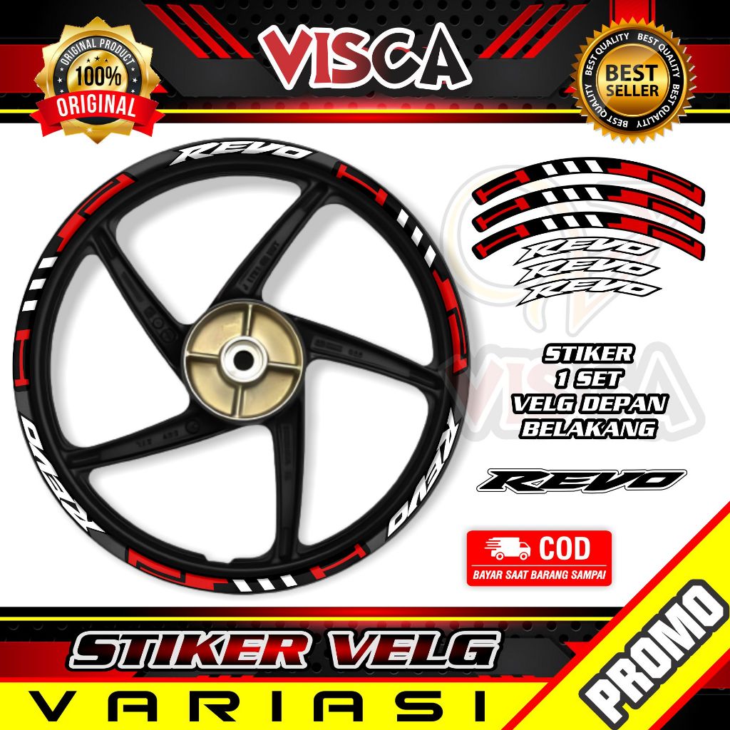 Jual Stiker Velg List Velg Motor Stiker Velg REVO List Hitech | Shopee ...